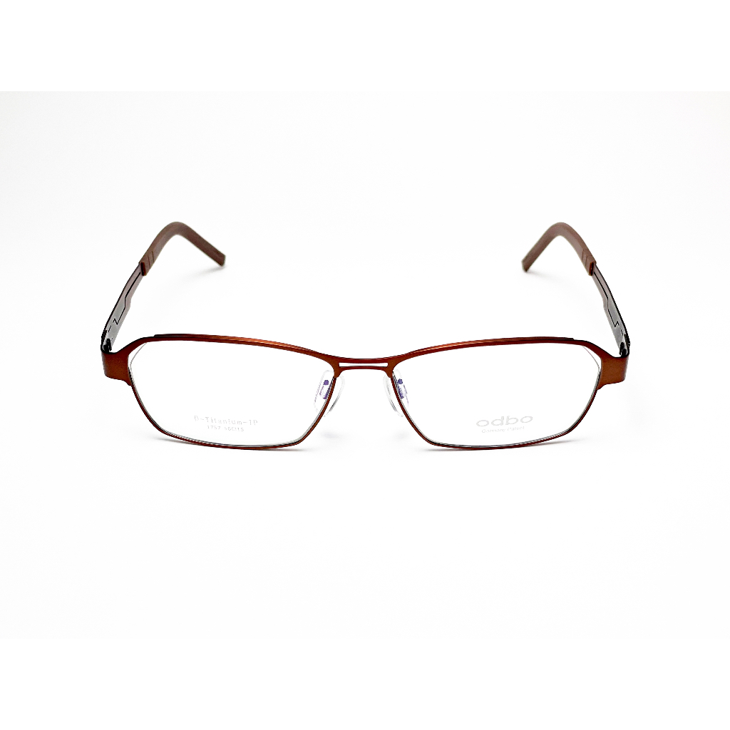 【全新特價】odbo 鈦金屬光學眼鏡鏡框 1757 C54 消光古銅色 輕量化無螺絲設計 | 蝦皮購物