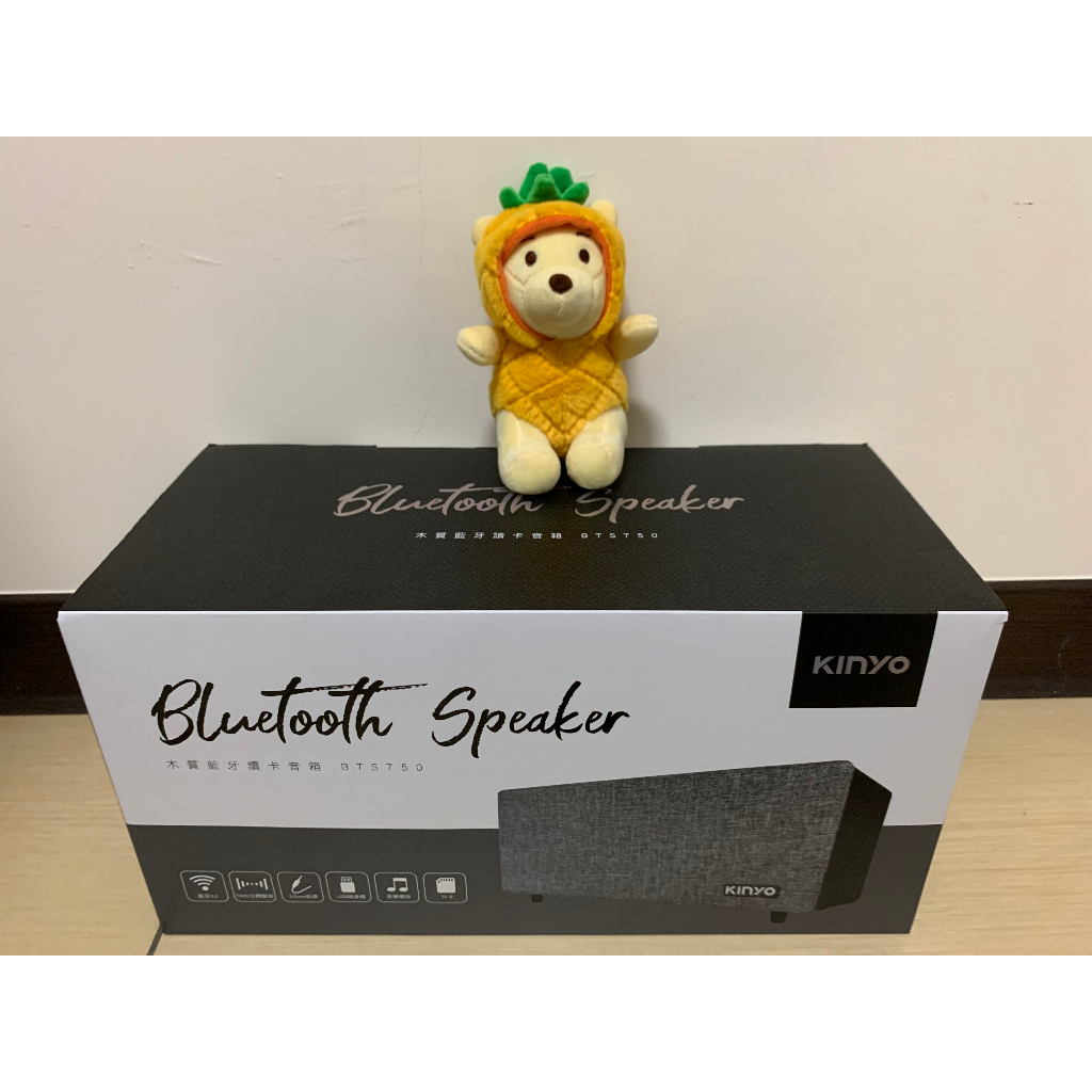 （東綺售）【KINYO】布面木質藍牙讀卡喇叭(BTS-750) | 蝦皮購物