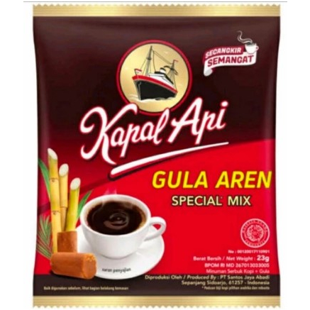 印尼 棕糖咖啡 Kopi KAPAL API Gula Aren Special Mix | 蝦皮購物