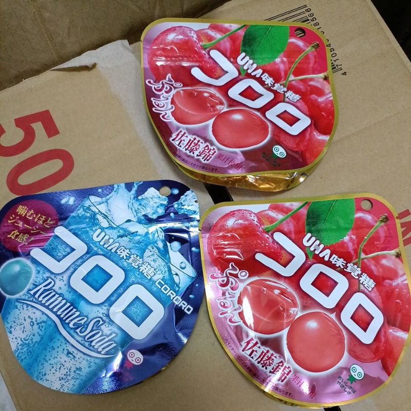 UHA 日本 酷露露 酷洛洛 Q糖 果實 味覺糖 奇異果 草莓 櫻桃 汽水 白葡萄 可樂 白桃 40g | 蝦皮購物