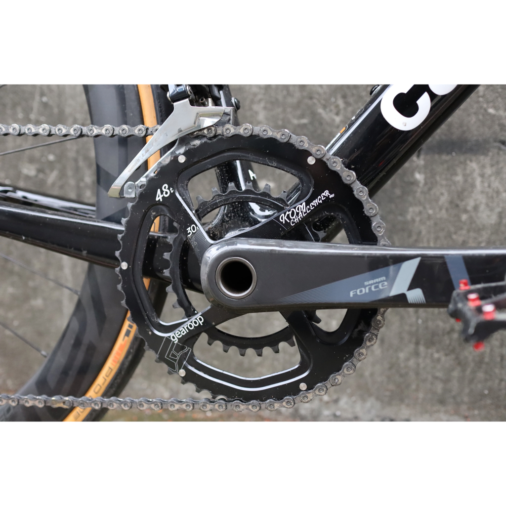 gearoop EDU-AX8 伊典武羚不落地神器48t/30t Sram 直鎖式齒盤改裝片 shimano12速可用 | 蝦皮購物