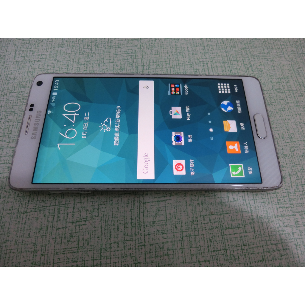 Samsung note4 NOTE 4 N910u 白色 功能正常 請看說明 | 蝦皮購物