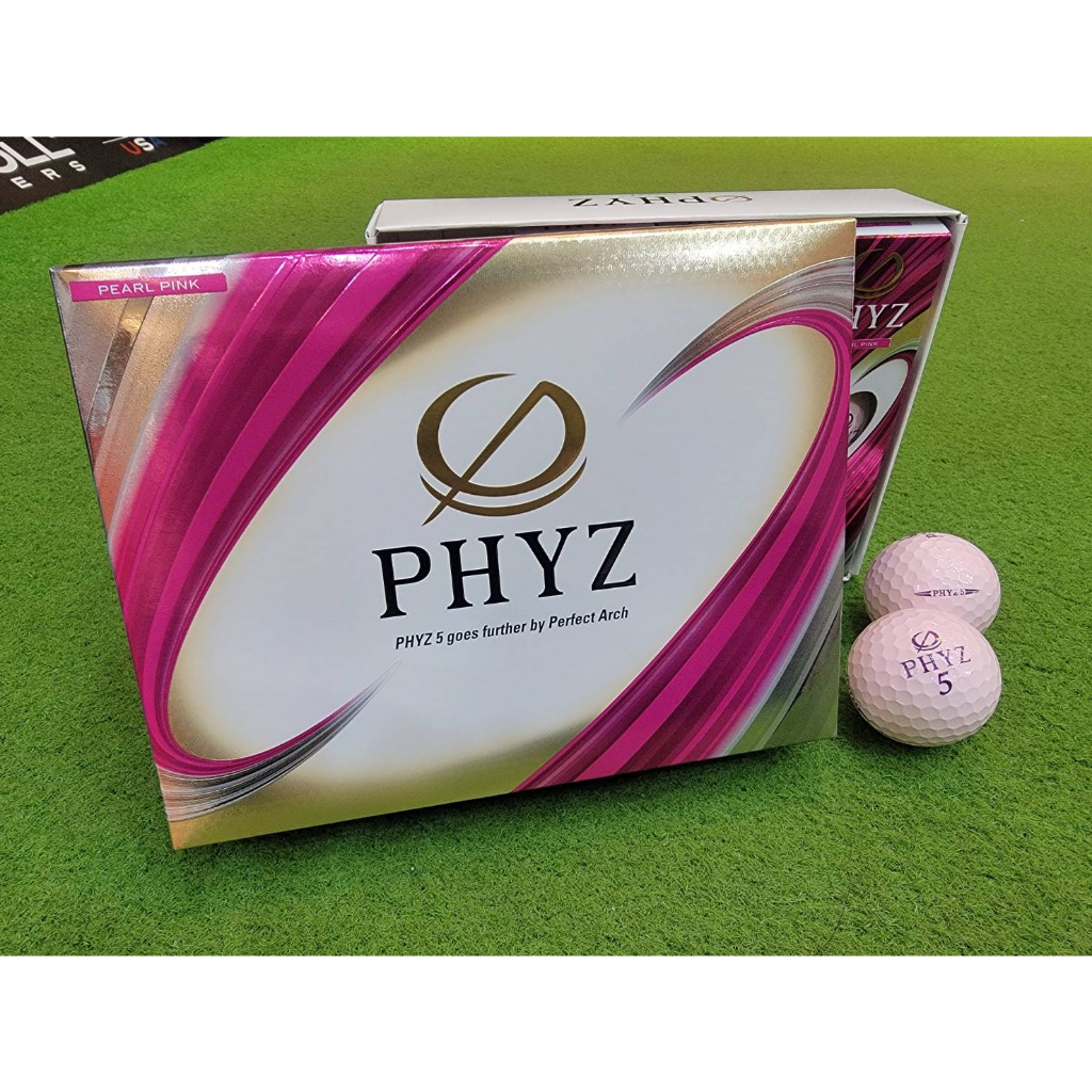 新品 正貨【Bridgestone】Phyz 5 高爾夫球（12顆/盒）pink粉 | 蝦皮購物
