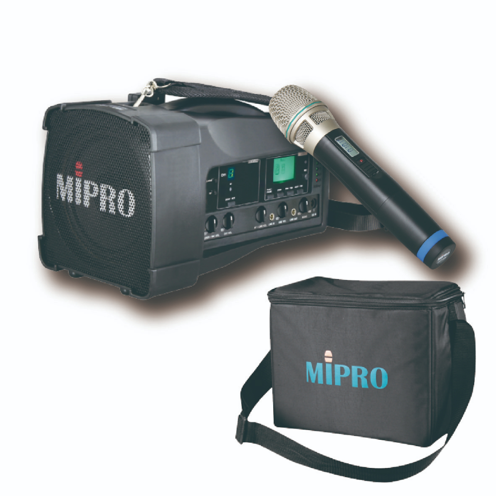 【全新原廠】MIPRO MA-100SB 單頻道迷你無線喊 含一支無線麥克風 教學 | 蝦皮購物