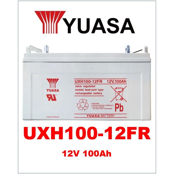 YUASA 湯淺 二手 UXH100-12FR 12V 100Ah 儲電 露營 太陽能蓄電 戶外照明 攤販用電 防停電 | 蝦皮購物