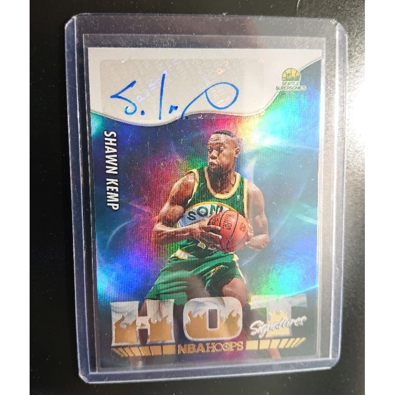 NBA 籃球 PANINI HOOPS SIGNATURES SHAWN KEMP 簽名 球員卡 | 蝦皮購物