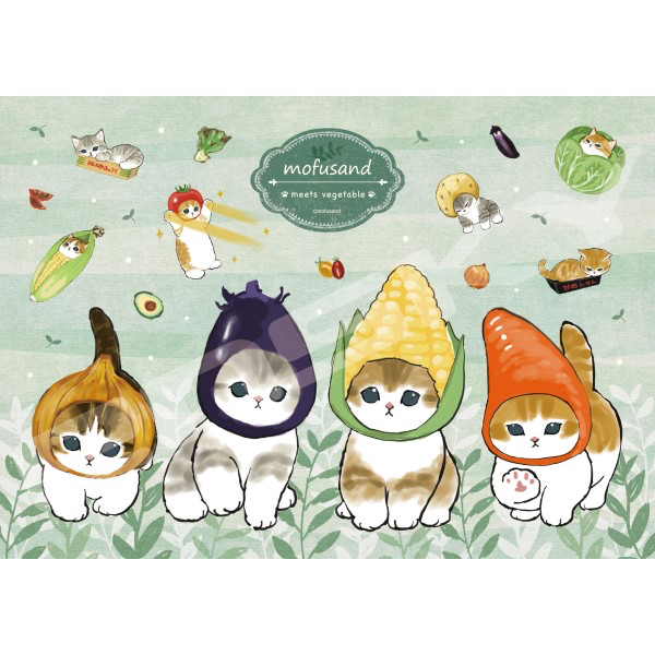 【小巷】mofusand 貓福珊迪 鮮採蔬菜 (Ensky, 208片, 208-104, 日本進口拼圖) | 蝦皮購物