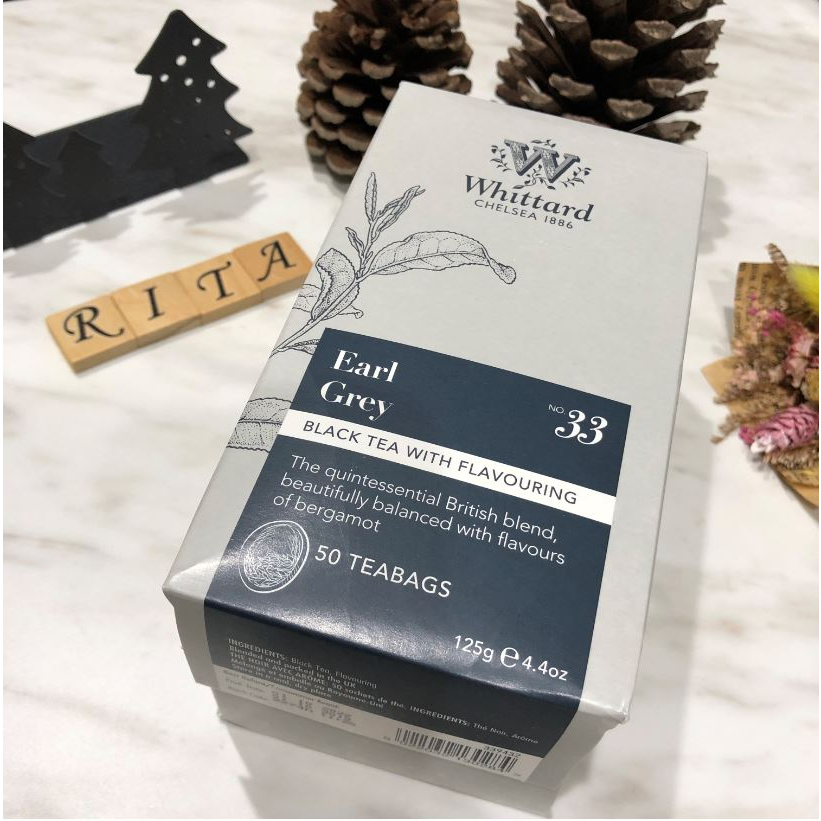 ☆全現貨英國Whittard Earl grey.Afternoon.1886 Blend紅茶早餐茶伯爵玫瑰50包入 | 蝦皮購物