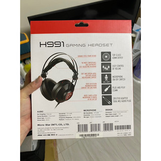 全新 Msi微星耳機 H991 全罩式耳機 | 蝦皮購物