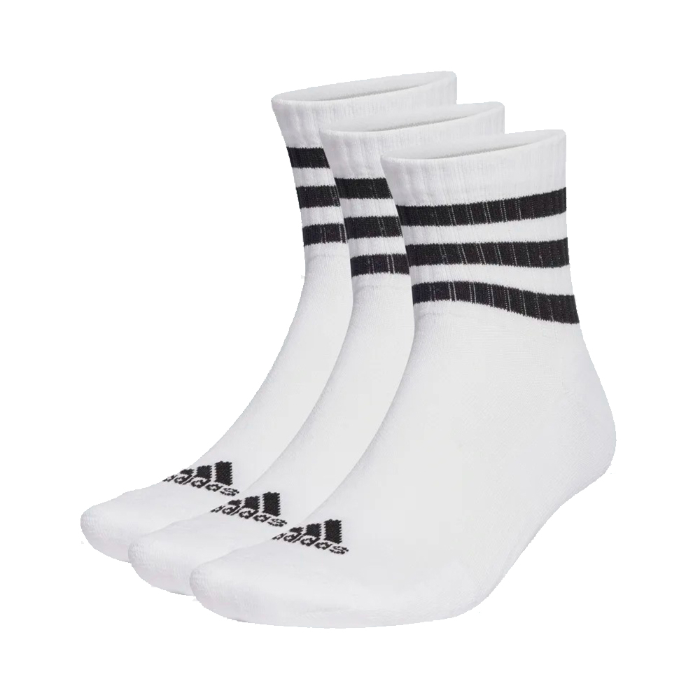 ADIDAS 基本款短襪 3S C SPW MID 3P 白 -HT3456 | 蝦皮購物
