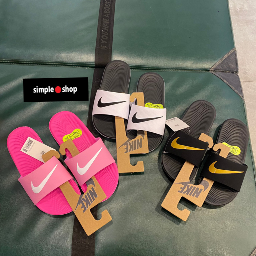 【Simple Shop】NIKE KAWA 氣墊 運動拖鞋 中童 大童 拖鞋 819352-003 602 100 | 蝦皮購物
