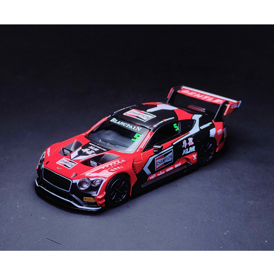 [玩三工作室] 送膠盒 MINI GT #260 Bentley Continental GT3 Blancpain | 蝦皮購物
