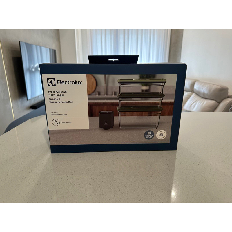 [全新]【Electrolux 伊萊克斯】CREATE系列USB充電可攜式真空保鮮組(EAVFK1+) | 蝦皮購物