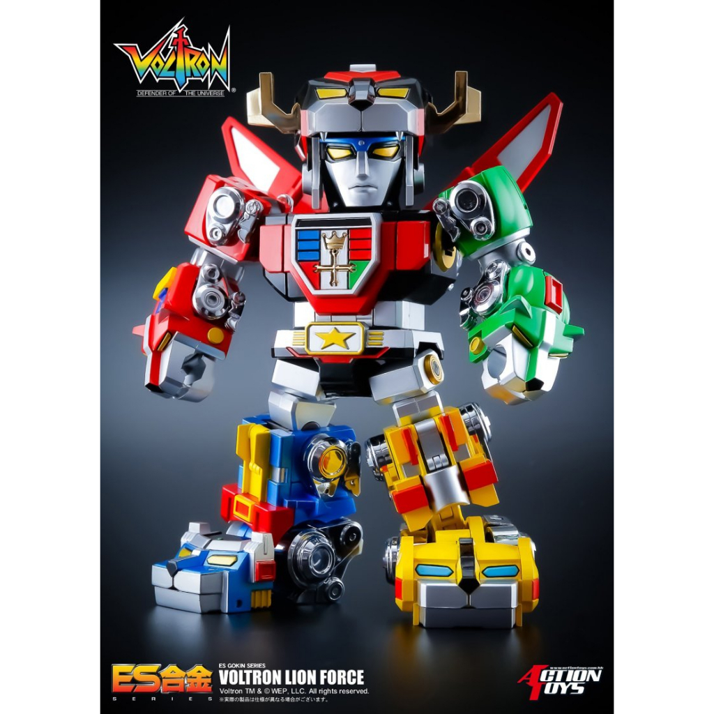 現貨 [正版] ES合金 五獅合體 聖戰士 (全新未拆品) Action Toys Voltron 百獸王GOLION | 蝦皮購物