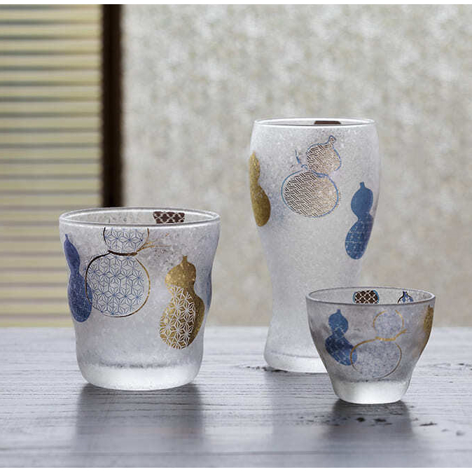 日本ADERIA 葫蘆對杯禮盒組-335ml/1組 威士忌杯 玻璃杯 金益合 | 蝦皮購物