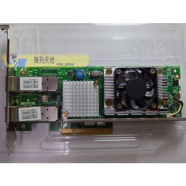 Broadcom Qlogic BCM57711 BCM57810 雙口10Gb 2-port網卡 Dell KJYD8 | 蝦皮購物