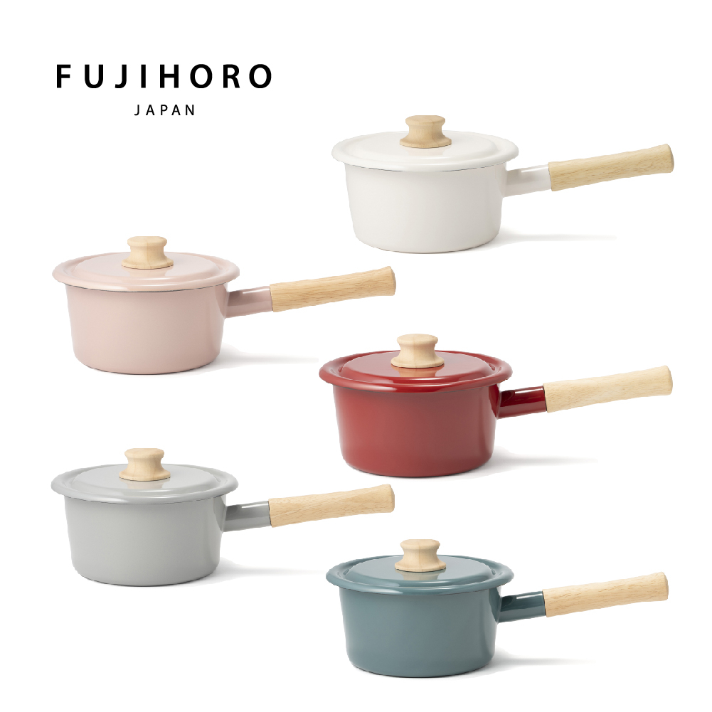 【FUJIHORO 富士琺瑯】官方直營 COTTON簡約系列 單柄琺瑯鍋16cm/1.6L | 蝦皮購物