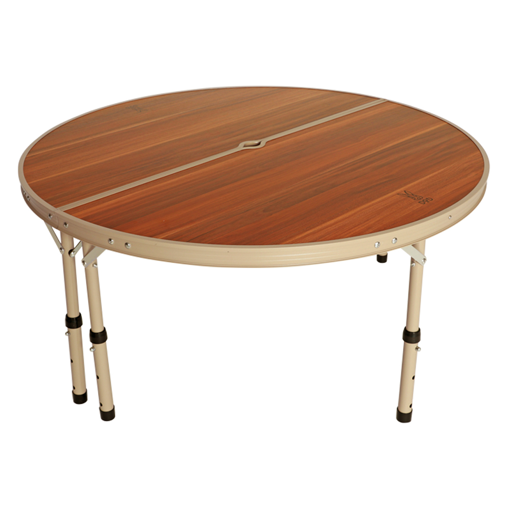 日本直送 DOD 營舞者 印地安圓桌 TB6-487-BK 戶外 露營 野餐 圓桌 折疊式桌 木紋 黑曜 二代馬戲團帳 | 蝦皮購物