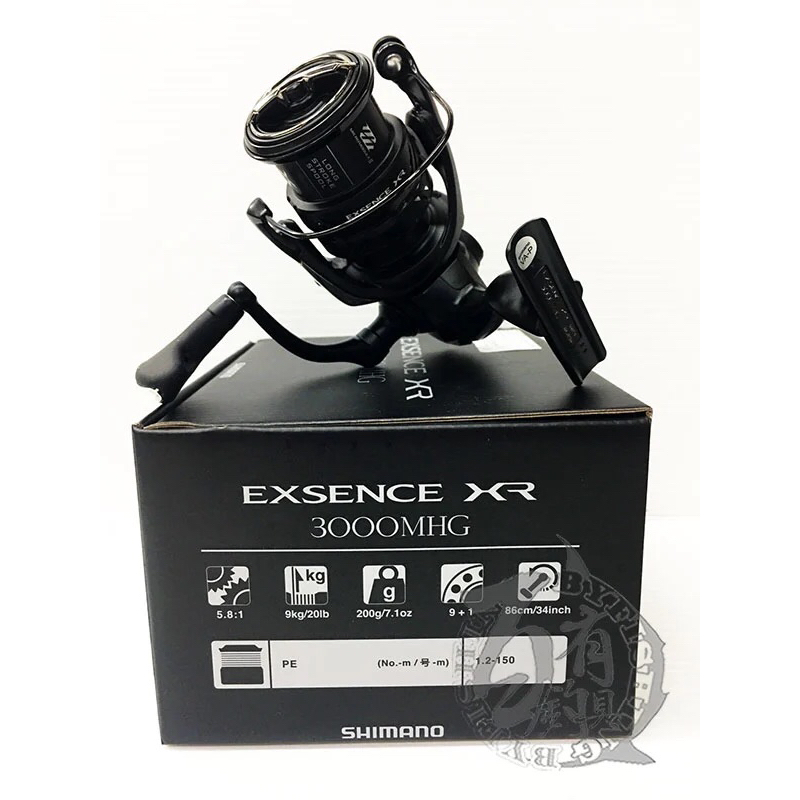 百有釣具 SHIMANO EXSENCE XR 海鱸捲線器 C3000M-MHG/3000MHG/4000MXG高性能 | 蝦皮購物