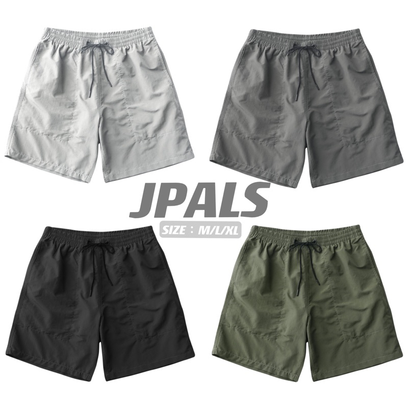 【JPALS 】現貨秒發 機能 拉鍊 防潑水 海灘褲 速乾 五分短褲 海灘 短褲 涼感 休閒短褲 媲美品牌材質 韓國 | 蝦皮購物