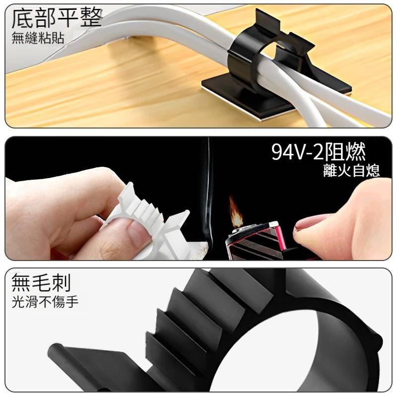 【susumy】 理線器 可調式固定座 束線夾 自黏式固定夾 電線收納 卡扣 佈線 線扣 固線器 集線扣 固定器 | 蝦皮購物