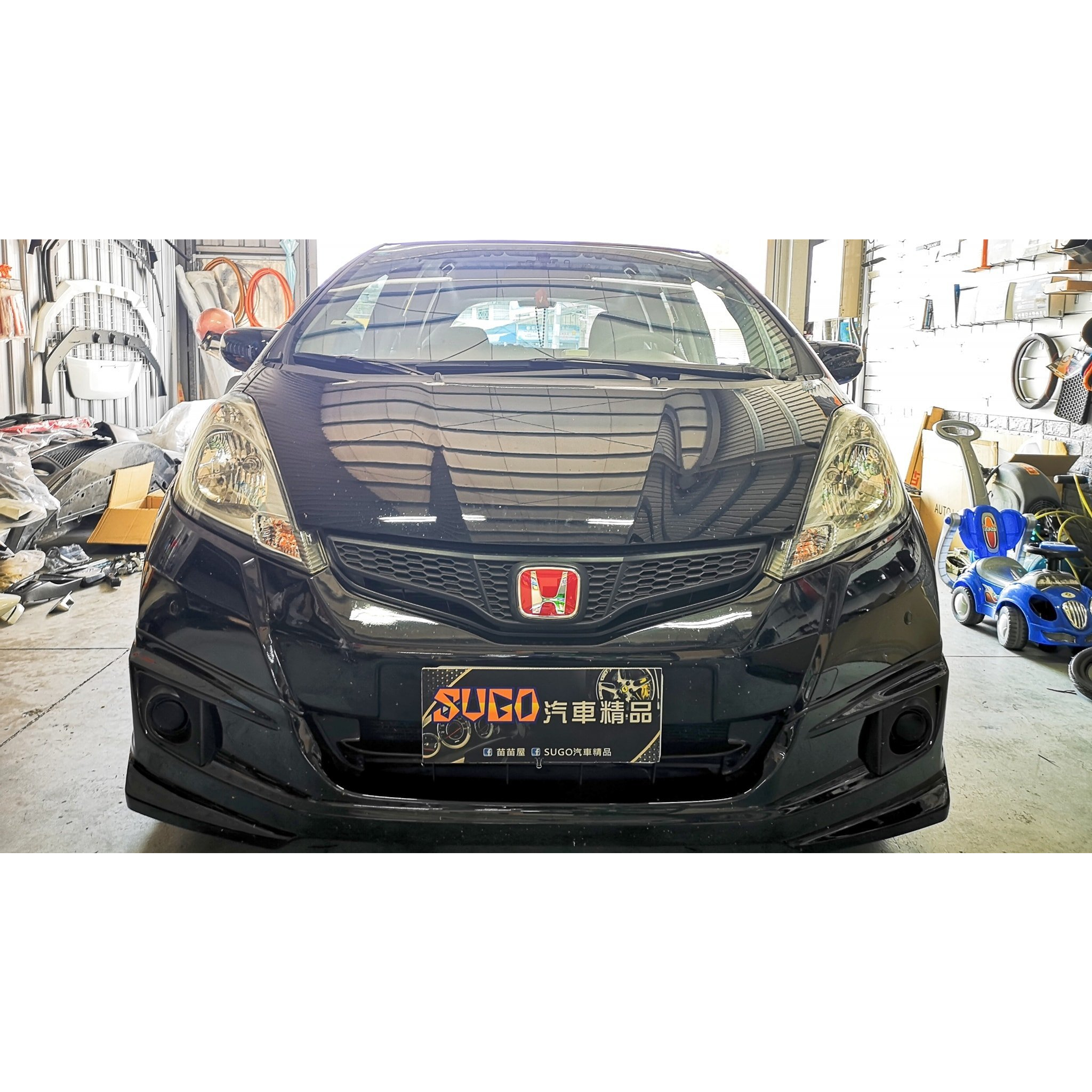 苗苗屋汽車精品 本田 HONDA FIT2.5代小改款 專用前後+方向盤標 | 蝦皮購物