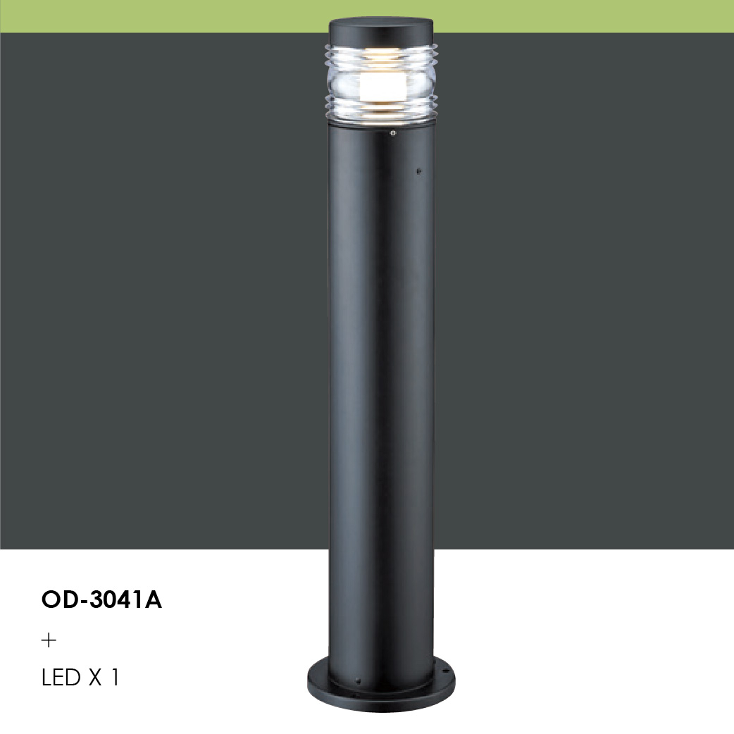 戶外庭園草皮燈 E27燈頭 附LED燈泡 白光 黃光 自然光 砂黑烤漆 矮柱燈 戶外廊道 中庭燈柱 | 蝦皮購物