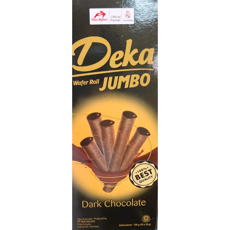 【亞菈小舖】印尼零食 Deka 典藏黑雪茄威化捲 160g【優】 | 蝦皮購物