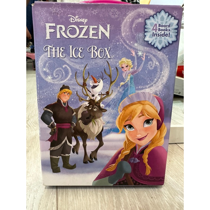 童書 英文繪本 冰雪奇緣 Disney Frozen ice box 內有四冊 | 蝦皮購物