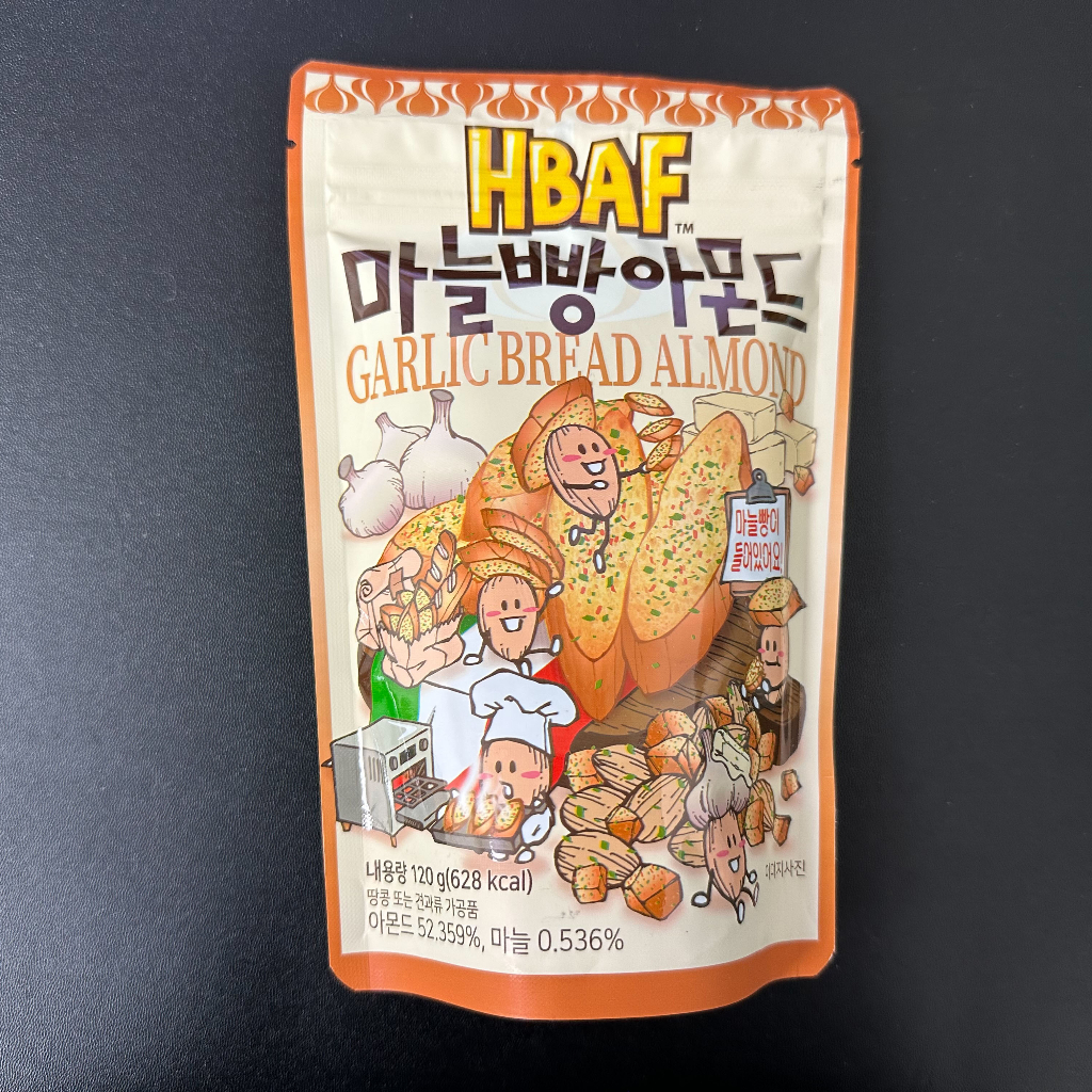 台灣現貨 HBAF 120g 單包 韓國杏仁 派對包/隨身包 多種口味! 杏仁果 Flavored Almond | 蝦皮購物