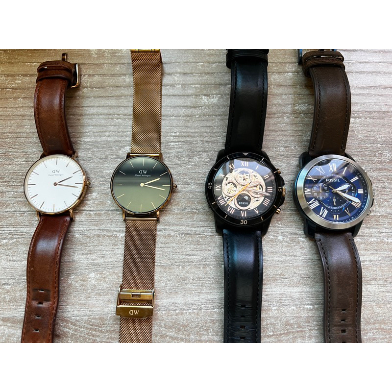 [二手]FOSSIL DW 手錶 機械錶 石英錶 | 蝦皮購物