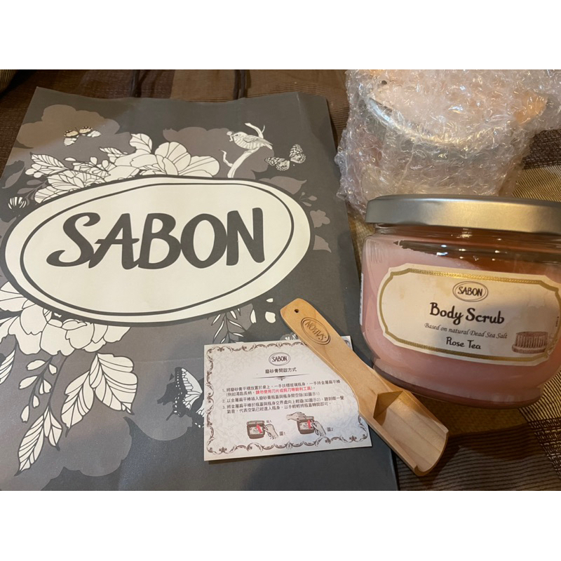 sabon 玫瑰茶語身體磨砂膏 600g | 蝦皮購物