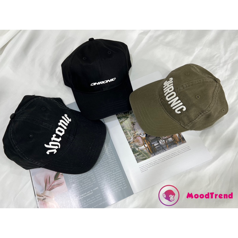 [CHRONIC] LOGO-EMBROIDERY CAP 帽子 （C-24、C-25、C-26) | 蝦皮購物