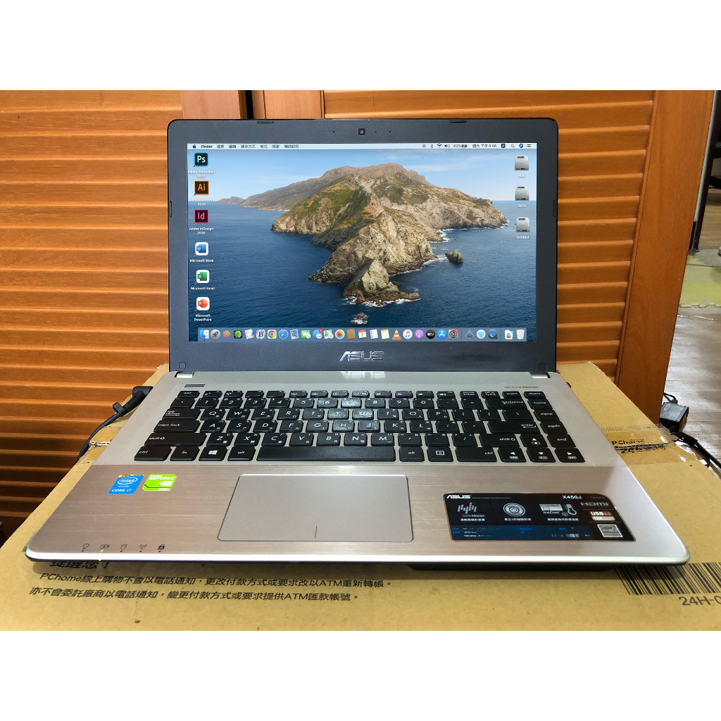 ASUS X450JB i7 筆電 Win10+MacOS10.15 雙系統 雙SSD 比美Macbook Pro | 蝦皮購物