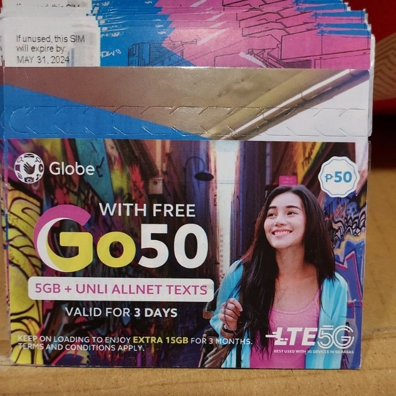 GLOBE PREPAID LTE SIM CARD | 蝦皮購物