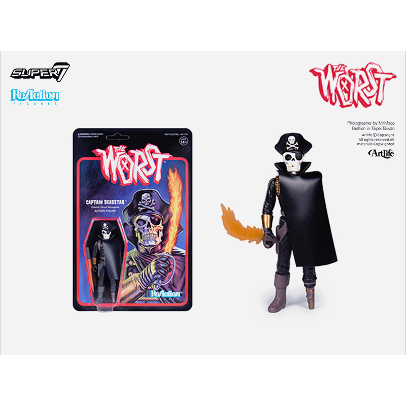 Artlife ㊁ SUPER7 ReAction Worst Cortex Commander Wave 骷髏船長 | 蝦皮購物