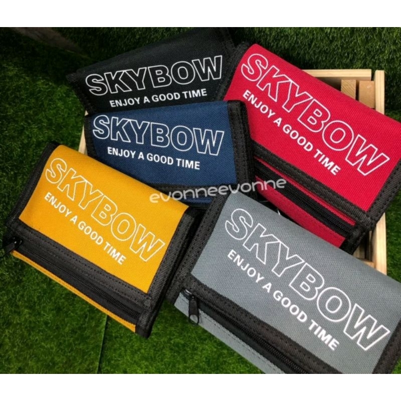 SKYBOW造型三折短夾錢包 男女學生男女適用 中性通用 | 蝦皮購物