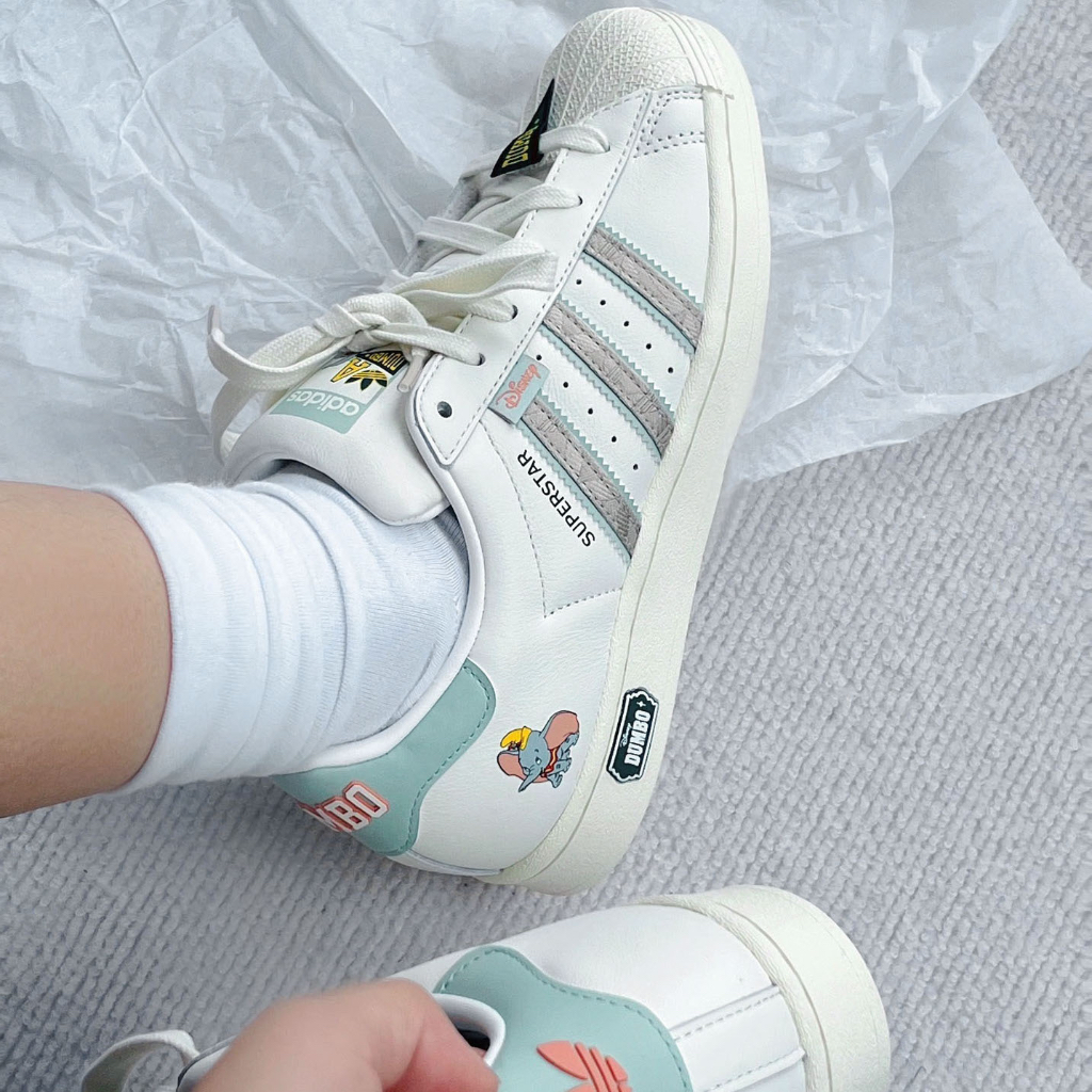 -EJ- DISNEY DUMBO X ADIDAS SUPERSTAR 迪士尼 小飛象 貝殼鞋 IE5880 | 蝦皮購物