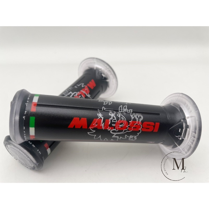 Mm. MALOSSI 握把/握把套/握把橡皮/加油把手 黑色(無開孔) | 蝦皮購物
