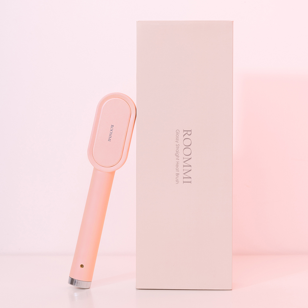 ROOMMI｜Glossy電熱直髮梳 2000萬負離子 紅外線護髮 五段調溫 韓系美型 | 蝦皮購物