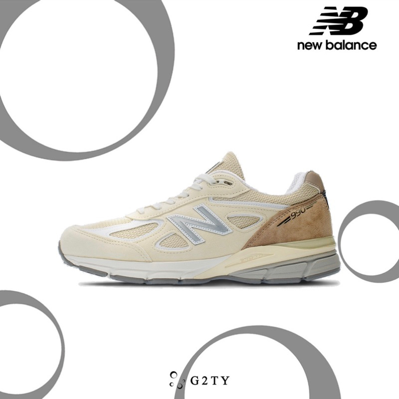 [G2TY] New Balance 990v4 奶油 灰白 美國製 美製 麂皮 復古 990 v4 U990TE4 | 蝦皮購物