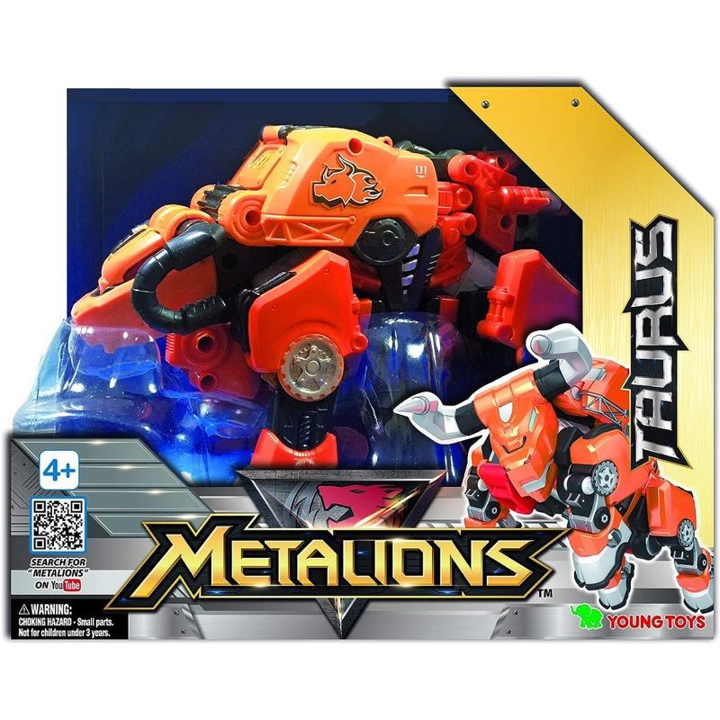 正版 鋼鐵防衛隊 金牛星 炫風騎士 變形 合體 機器人 變形金鋼 YOUNG TOYS METALIONS | 蝦皮購物