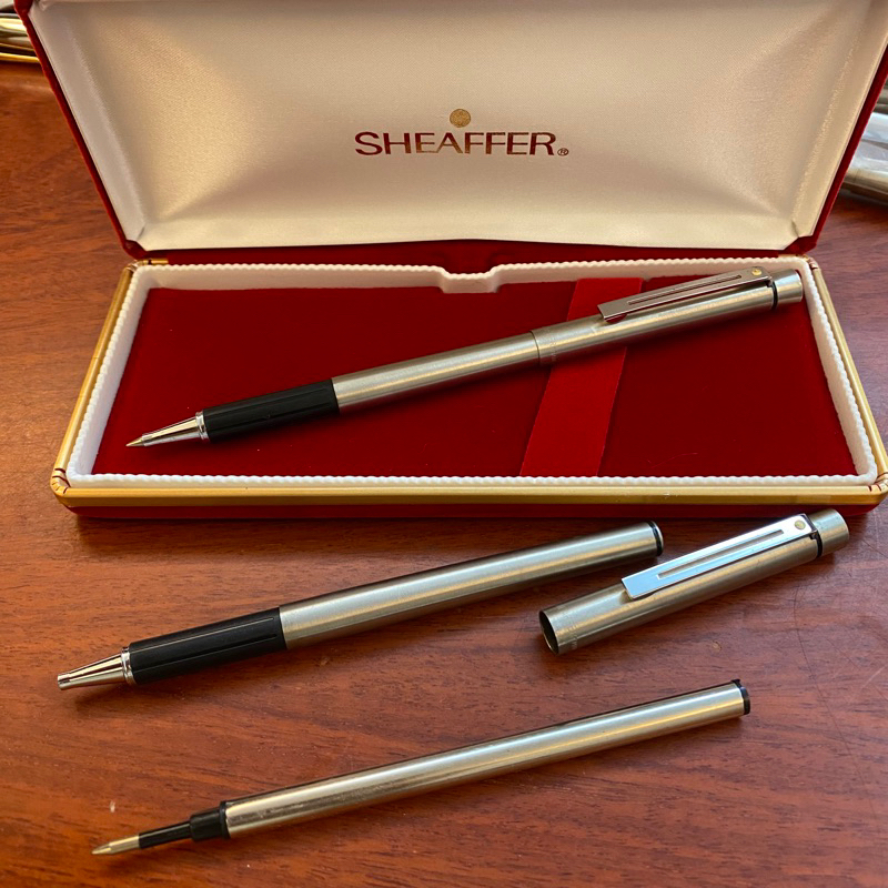 筆來筆趣》Sheaffer 西華特佳Targa 1001不鏽鋼珠筆 | 蝦皮購物