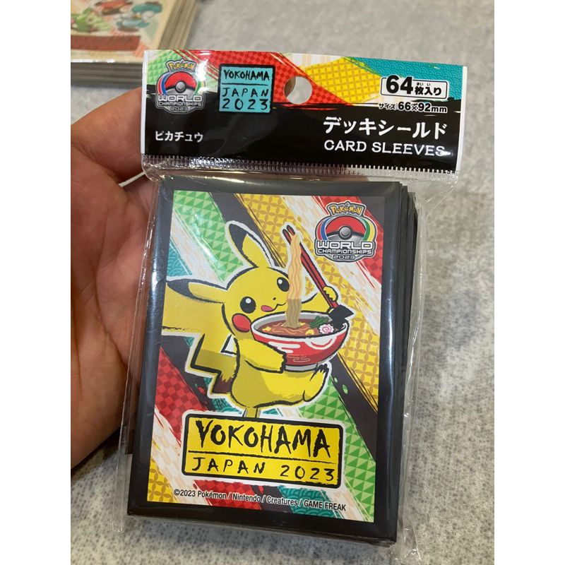 寶可倫 PTCG WCS 橫濱 夏威夷 限量 限定 卡套 拉麵皮卡丘 御三家 潛水皮卡丘 阿羅拉耶蛋樹 | 蝦皮購物