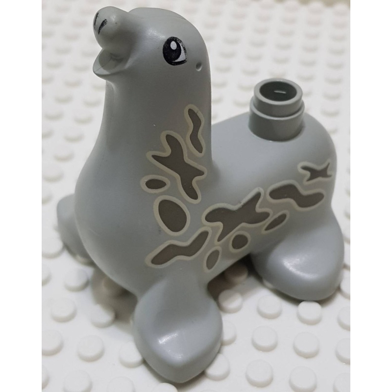 樂高 DUPLO 2263 2670 2659 得寶 舊淺灰色 海狗 海豹 動物 配件 絕版 | 蝦皮購物