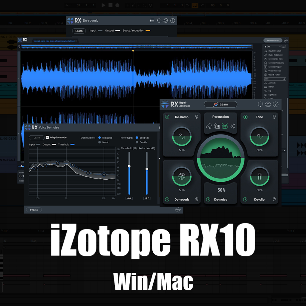 【插件Plugin】iZotope RX10 聲音修復 高級版 Win/Mac #混音 #後製 #母帶 | 蝦皮購物