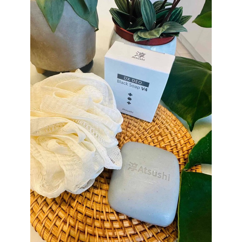 領券現折 輕肌皂 淳 ATSUSHI 沐浴皂 洗髮餅 除臭皂/洗臉皂/日本皂/黑職柿軽肌皂DX-升級版(80g) | 蝦皮購物