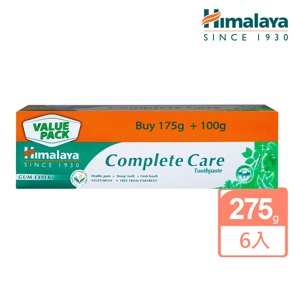 【Himalaya 喜馬拉雅】全方位呵護草本牙膏275g X 6入(印度草本/全面守護) | 蝦皮購物