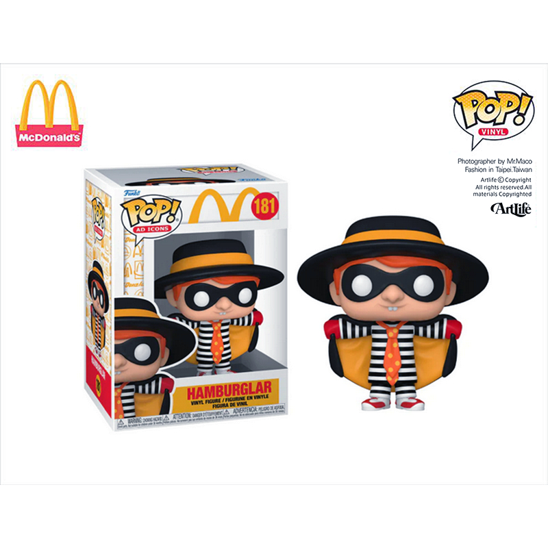 Artlife ㊁ FUNKO POP AD McDonalds Hamburglar 生日派對 麥當勞 漢堡神偷 | 蝦皮購物