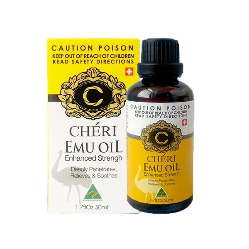 【澳洲 CHERI 】鴯鶓舒緩按摩油 強效版 白金版 Emu Oil 50ml 超新鮮現貨不用等 | 蝦皮購物